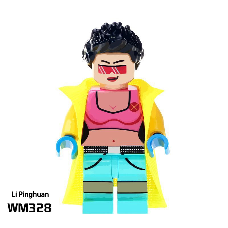 American Superhero Kara Starfire Bricks Collection Kits Kids Compatible