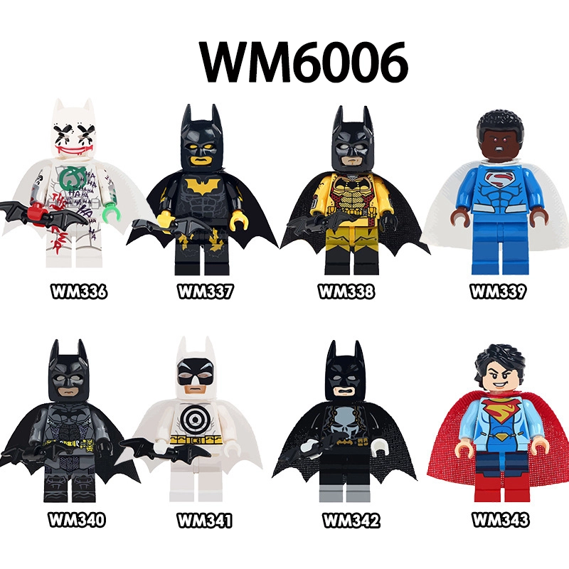 Marvel Movie Superhero Batman Minifigs Assemble Kids Bricks Compatible