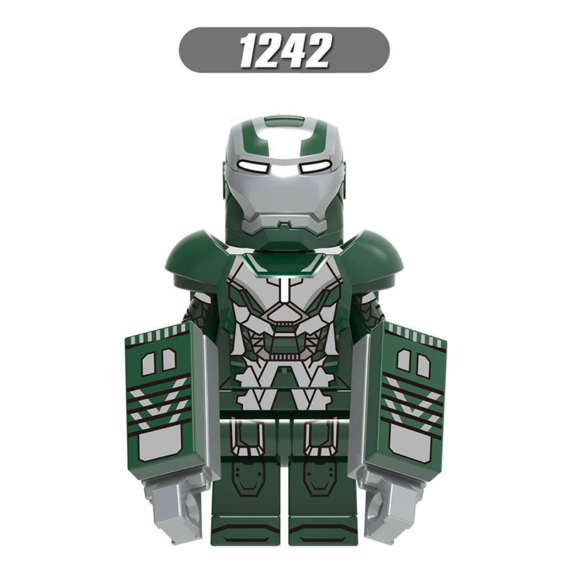 American Superhero Iron Man Hero Minifigs Mecha Kids Toys Compailble