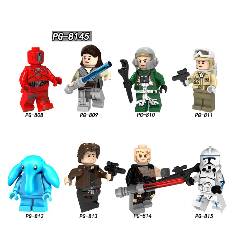 American Movie Kessel Robot Ray Anakin Superheroes Minifigs Kids Bricks