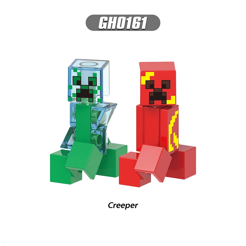 Minecraft Series Minifigs Bricks Allay Warden Pixel Animal Parts Toys