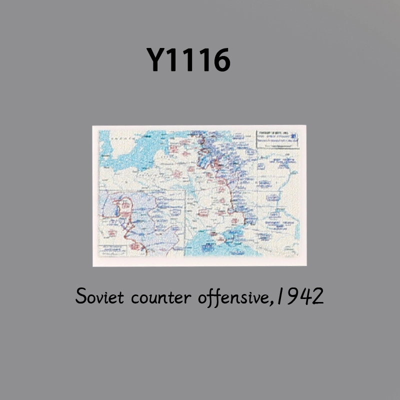 World Wars II Battle Kursk European Campaign Map Bricks Kits Kids