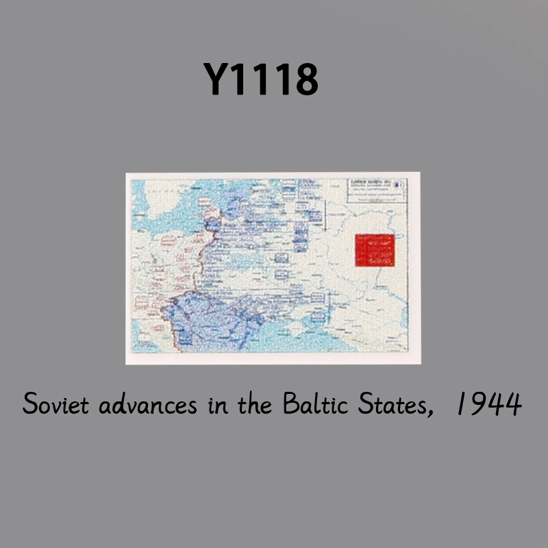 World Wars II Battle Kursk European Campaign Map Bricks Kits Kids