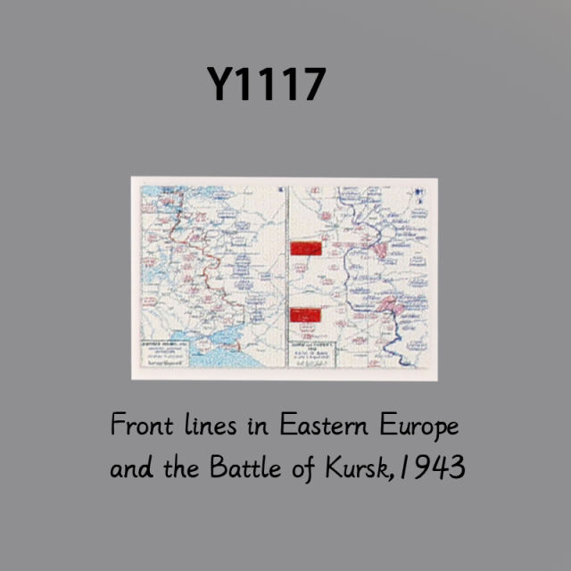 World Wars II Battle Kursk European Campaign Map Bricks Kits Kids