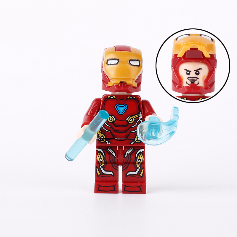 Superheroes Iron Man Model Bricks Birthday Kits Kids Toys Compatiable