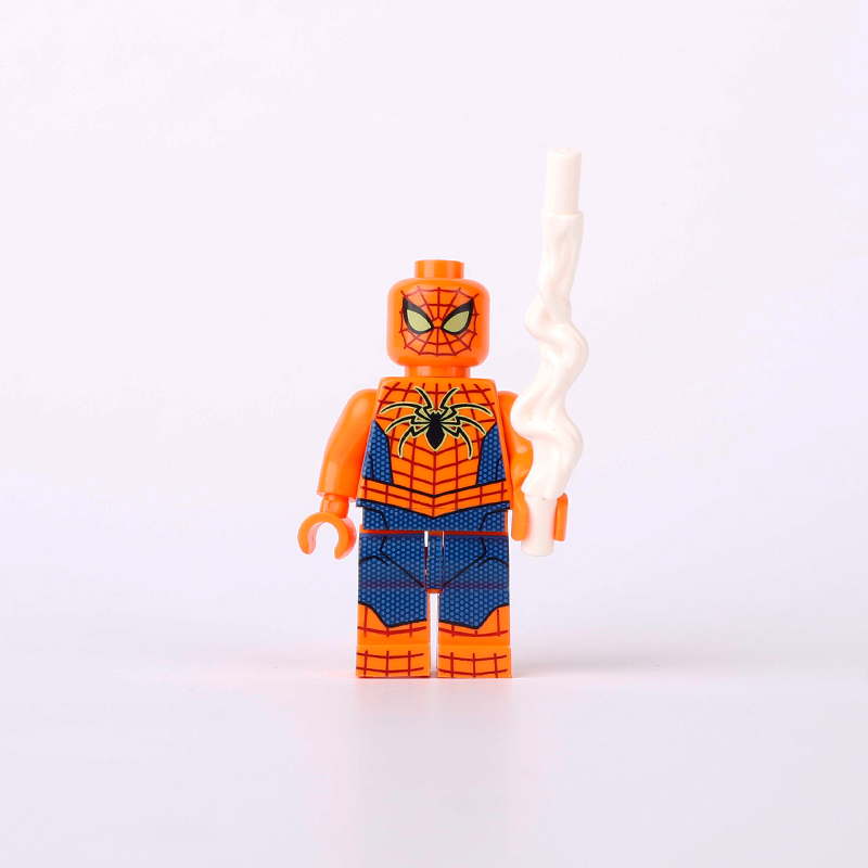 Super Heroes Spider Man Minifigs Bricks Kids Birthday Kits Compatible