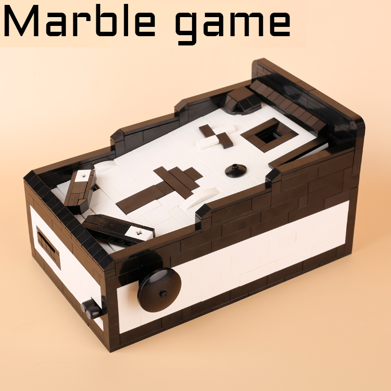DIY City Series Marble Game Bricks Compatible Cusromized