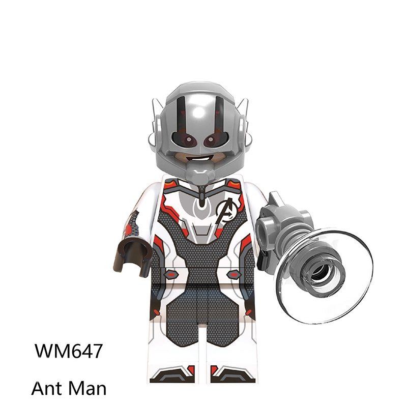 Avengers Movie Rocket Raccoon Ant Man Kids Bricks Weapon Compatible