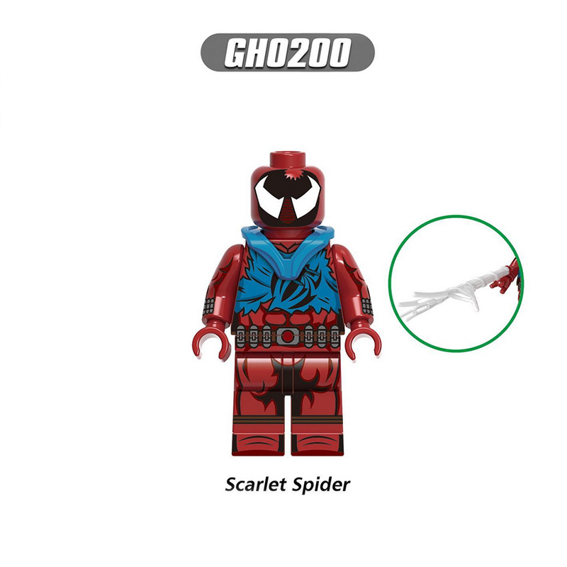 American DC Comics Superhero Spider Man Minifigs Bricks Spinneret