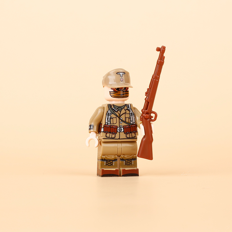 058DL North African Infantry Minifigs Bricks Military Compatible