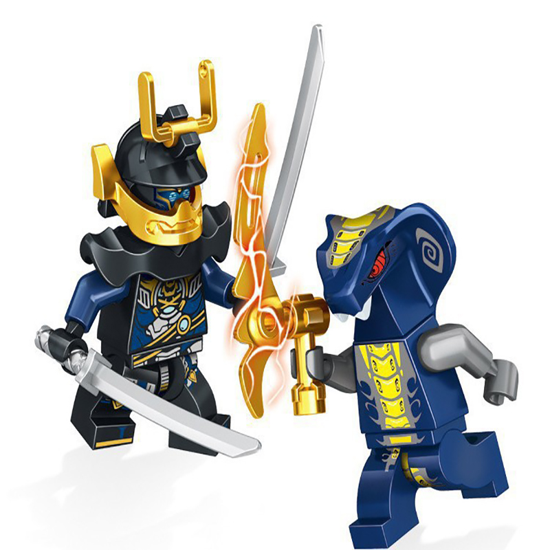 Phantom Ninja Games Series Minifigs Bricks Army Soldiers Helmet Hammer