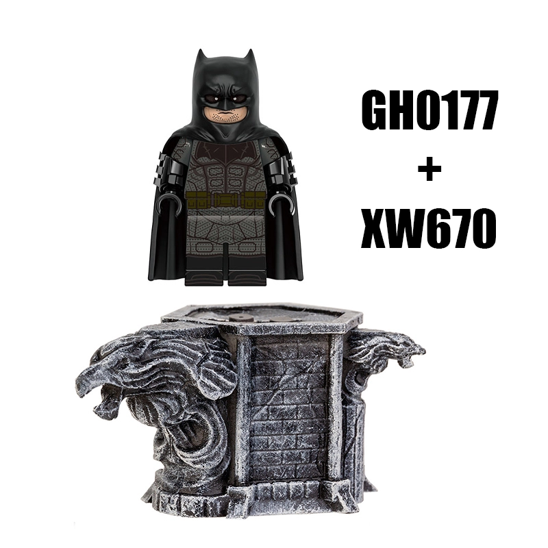American DC Comics Superhero Batman Platform Minifigs Bricks Keaton