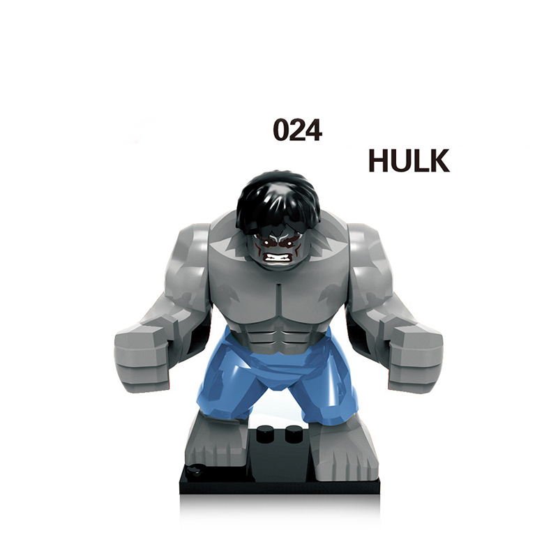 Superheroes Series Hulk Minifigs Bricks Accessories Iron Armored Toys