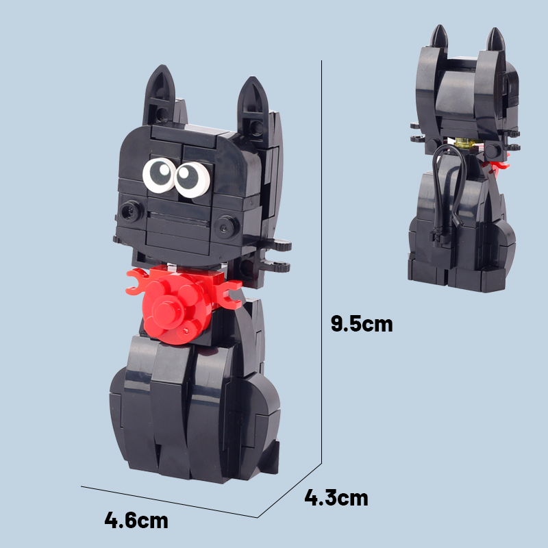 Japanese Anime Kiki's Delivery Service Series Jiji Figures Bricks