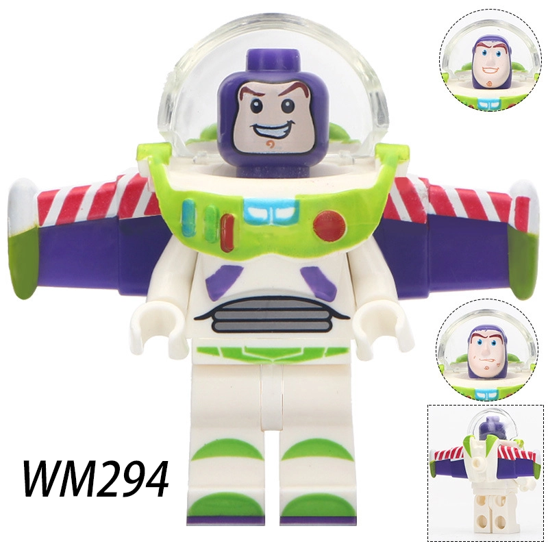 American Cartoon Toy Story Buzz Lightyear Minifigs Bricks Kids Compatible