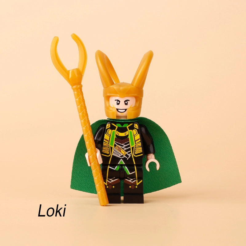 American Movie Loki Minifigs Science Fiction Bricks Kids Toys Compatible