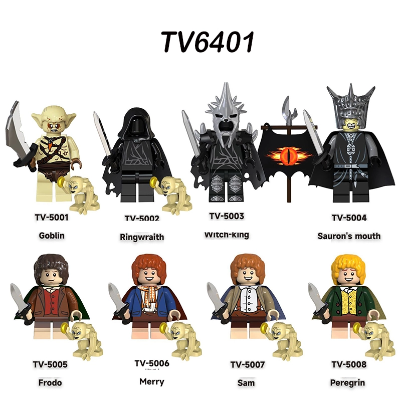 The Lord of the Rings LOTR Minifigures Building Blocks Dwarf Warrior ...