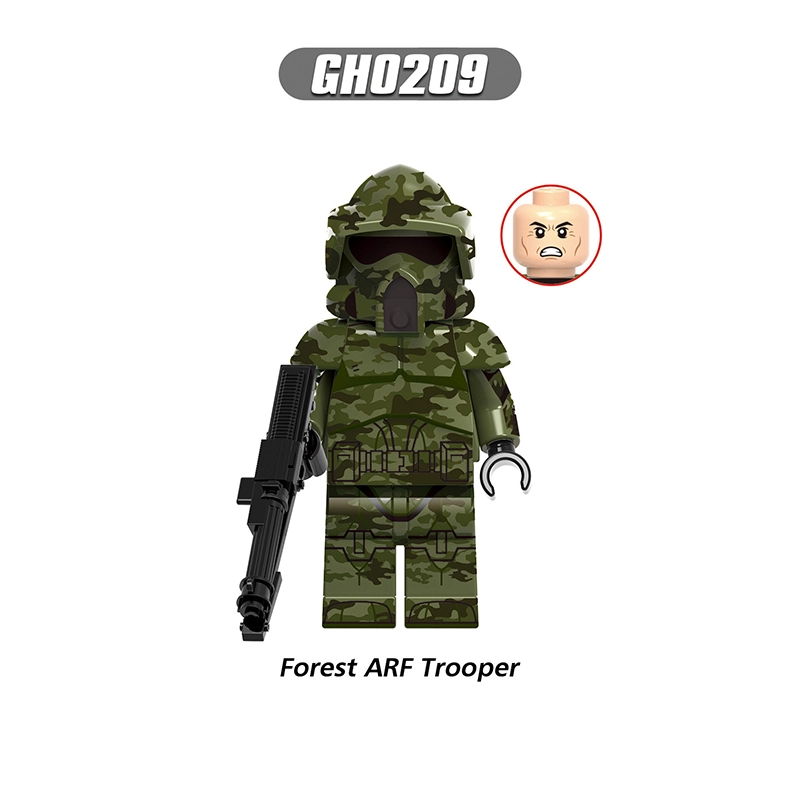 Science Fiction Movie Commander 501st ARF Bricks Accessories Kids