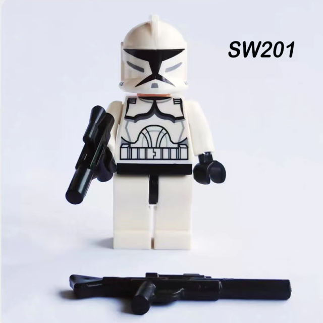Star Wars Series Minifigs Bricks Scout Troopers Commander Shadow
