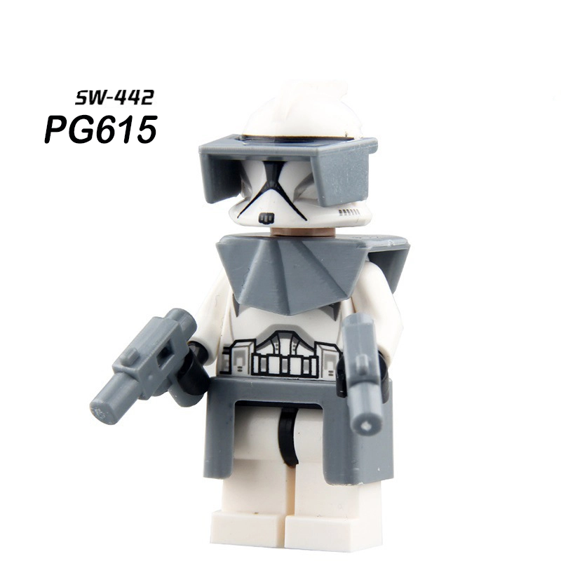 American Science Star Wars Series Minifigs Bricks War Gun Compatible