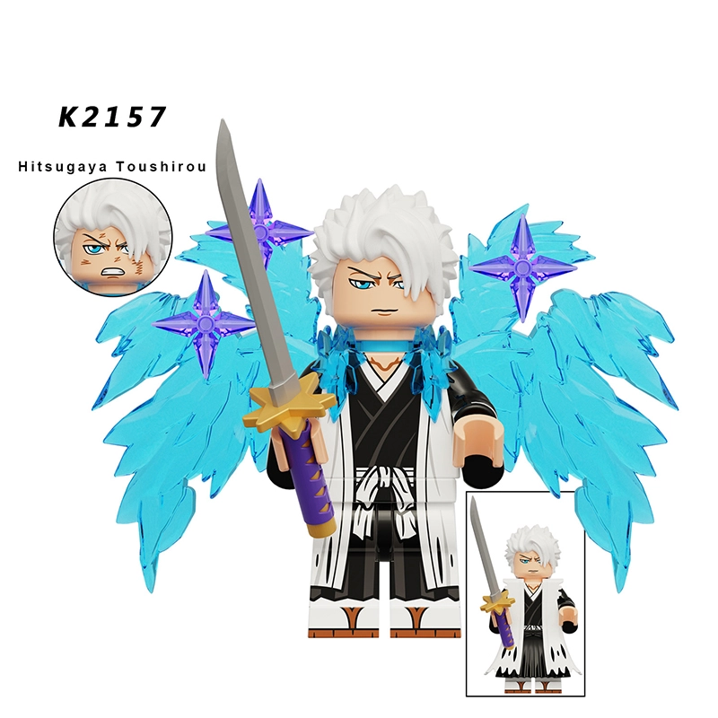 Bleach Anime Sousuke Renji Minifigs Bricks Kids Collection Model Kits
