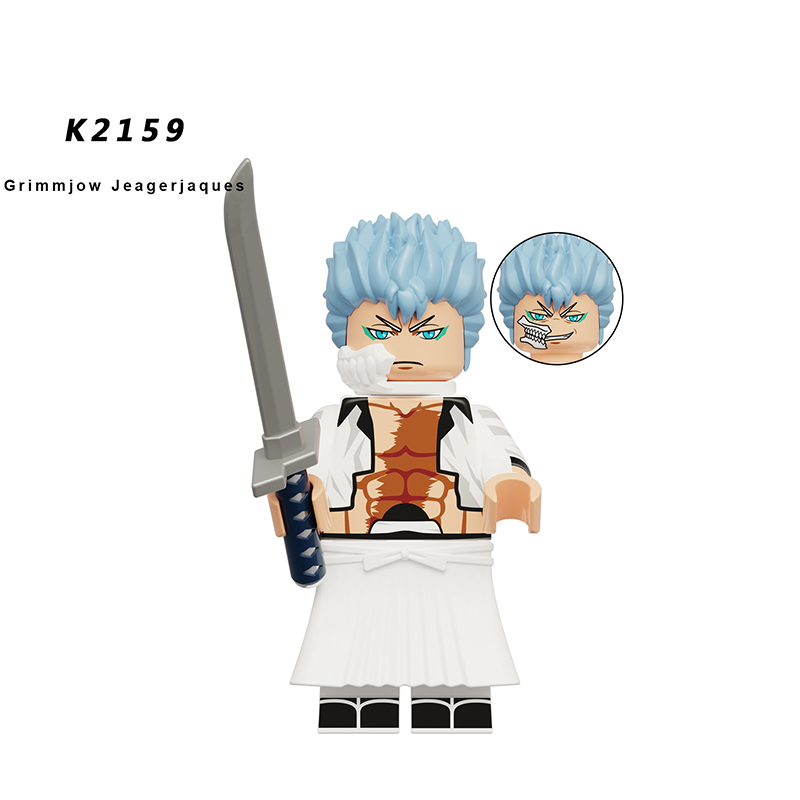 Bleach Anime Sousuke Renji Minifigs Bricks Kids Collection Model Kits
