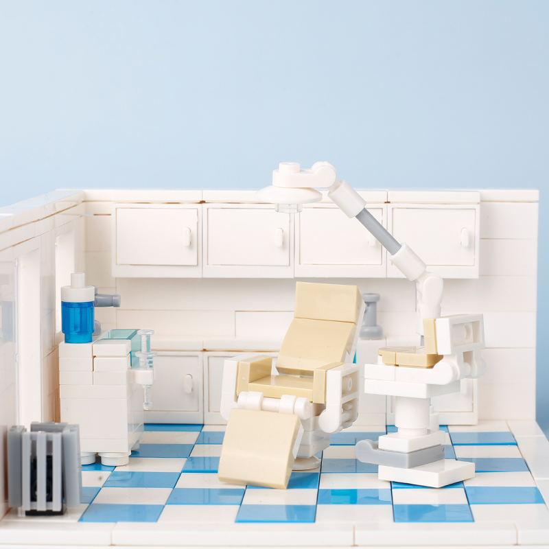Dental Clinic Chair Room Kit Hospital Scene Bricks Kids Kits