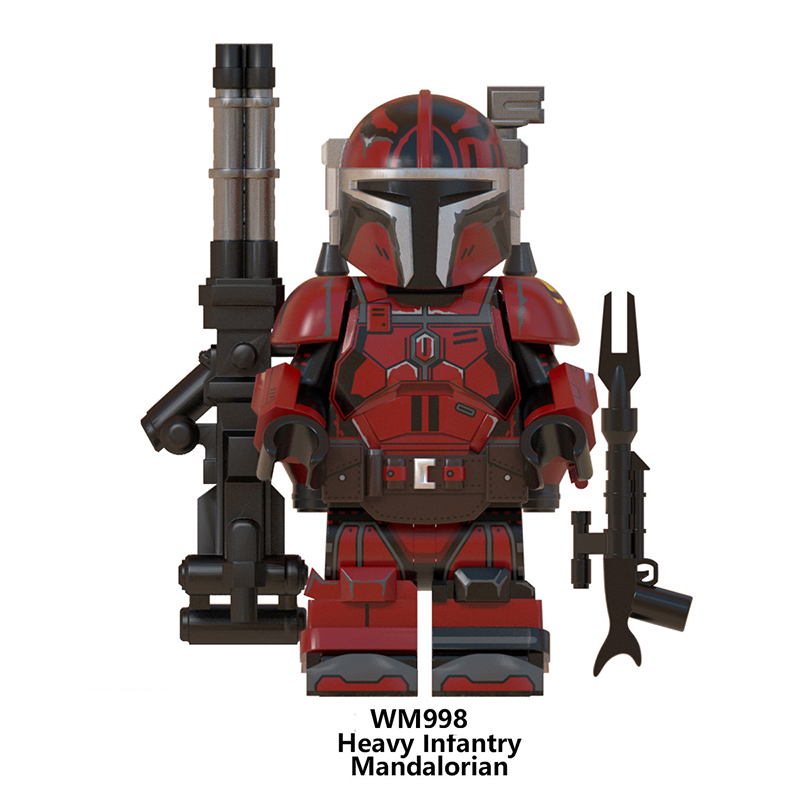 WM6094 Star Wars Minifigures Mandalorian Building Blocks Bricks Toys