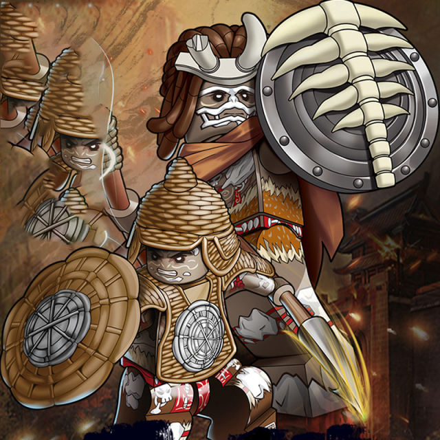 Military Nanman Tribe Series Mecha Army Minifigs Bricks Children Kits