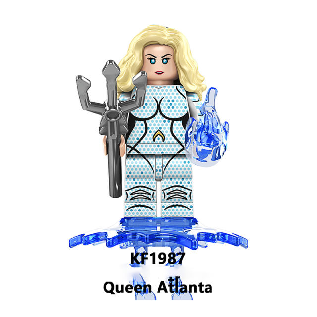 American DC Comics Superheroes Series Aquaman Minifigs Bricks