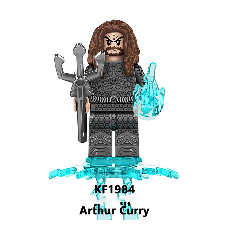 American DC Comics Superheroes Series Aquaman Minifigs Bricks