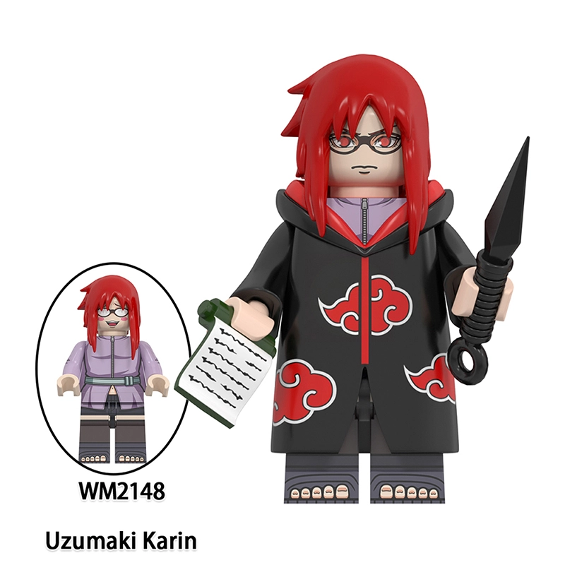 Naruto Series Pain Minifigs Uzumaki Karin Jyuugo Bricks Kids Kits