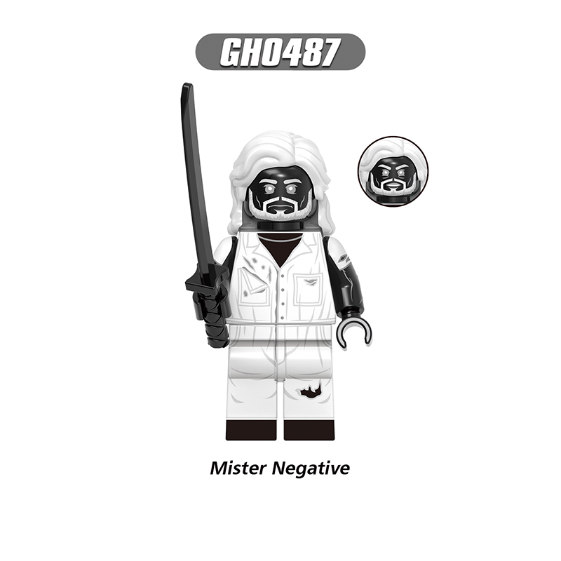 DC Super Hero Spiderman Mister Negative Black Cat Bricks Compatible Kids