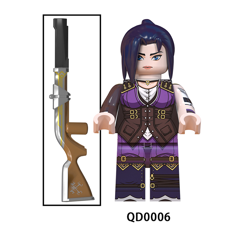 LOL Games Anime Jess Minifigs Bricks Model Kids Kits Weapons Compatible