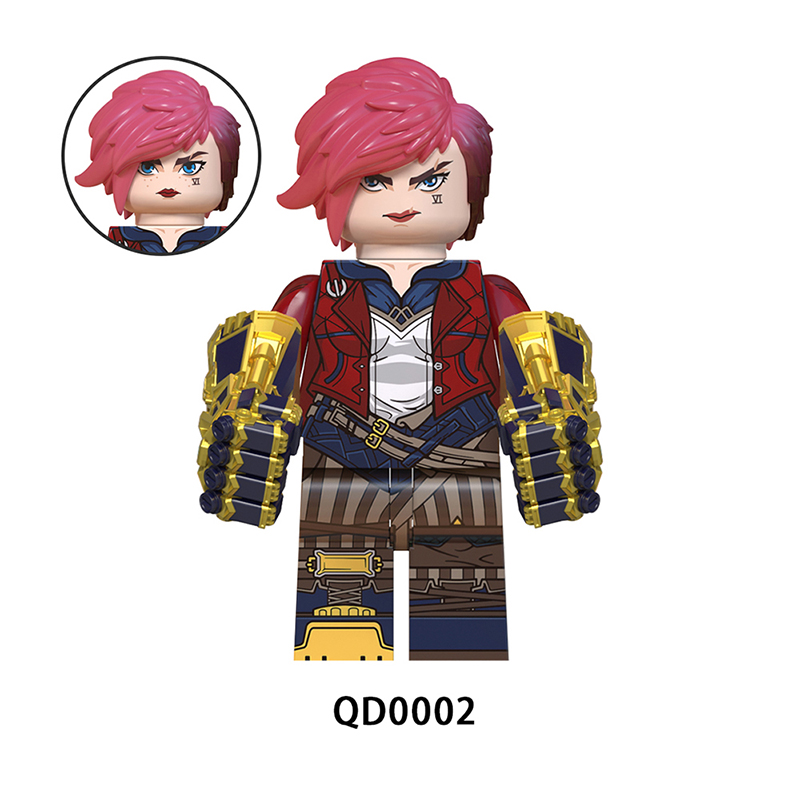 LOL Games Anime Jess Minifigs Bricks Model Kids Kits Weapons Compatible