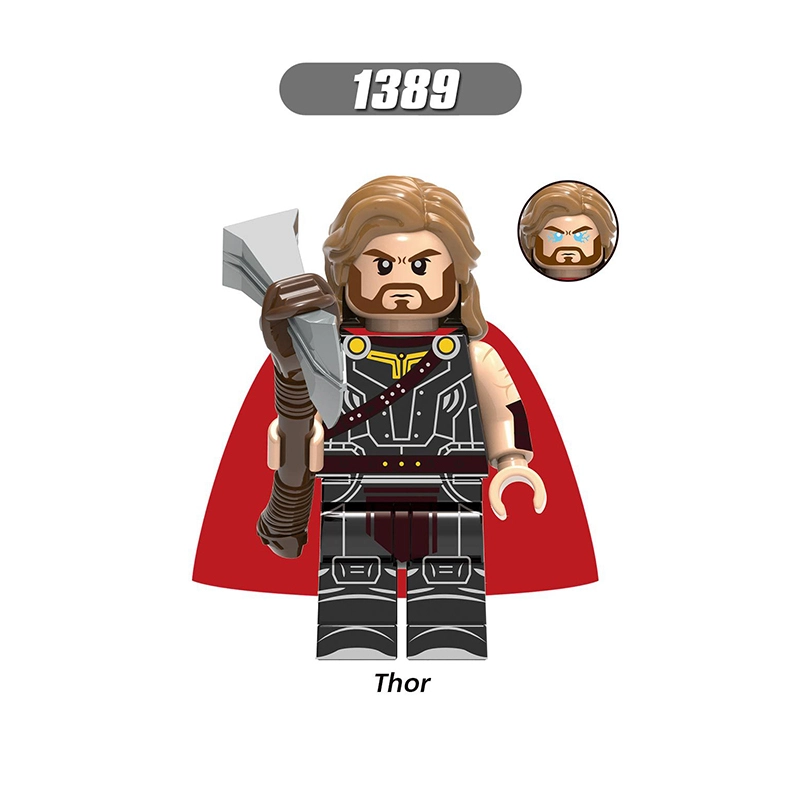 American DC Comics Superhero Thor Minifigs Bricks Spinneret