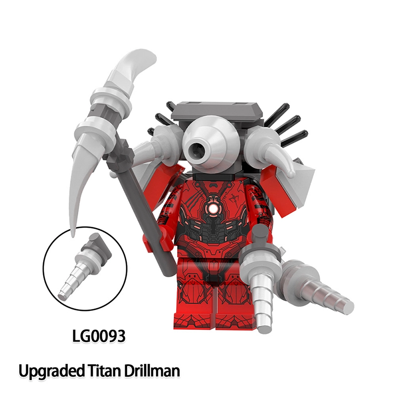 Web Anime Series Drillmen Minifigs Bricks Accessories Children Gifts