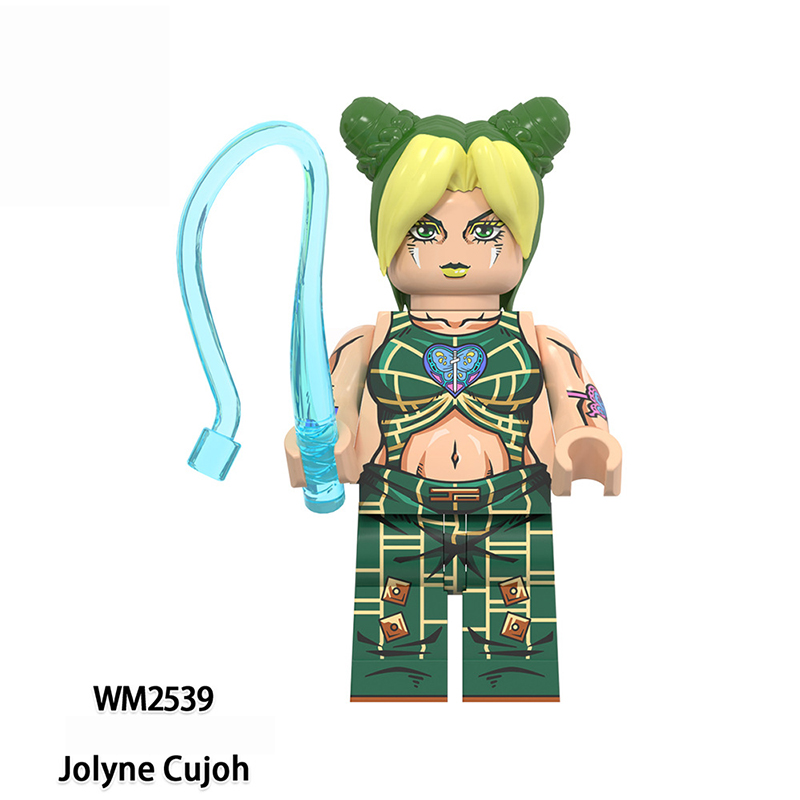 Anime Cartoon Movie Jolyne Cujoh Kujo Jotaro Accessories Kids Bricks