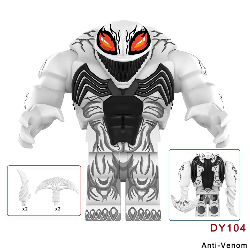 US Superheroes Anti Venom Amazing Spider-man Bricks Kits Kids Gifts