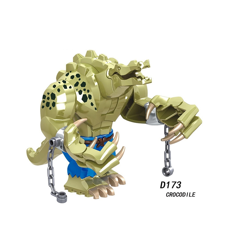 DC Superheroes Crocodile Model Bricks Birthday Kits Kids Compatible