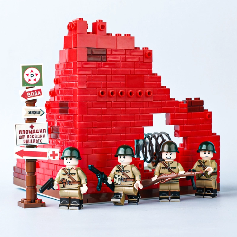 Soviet Union Soldiers Minifigs Children Bricks Accessories Compatible