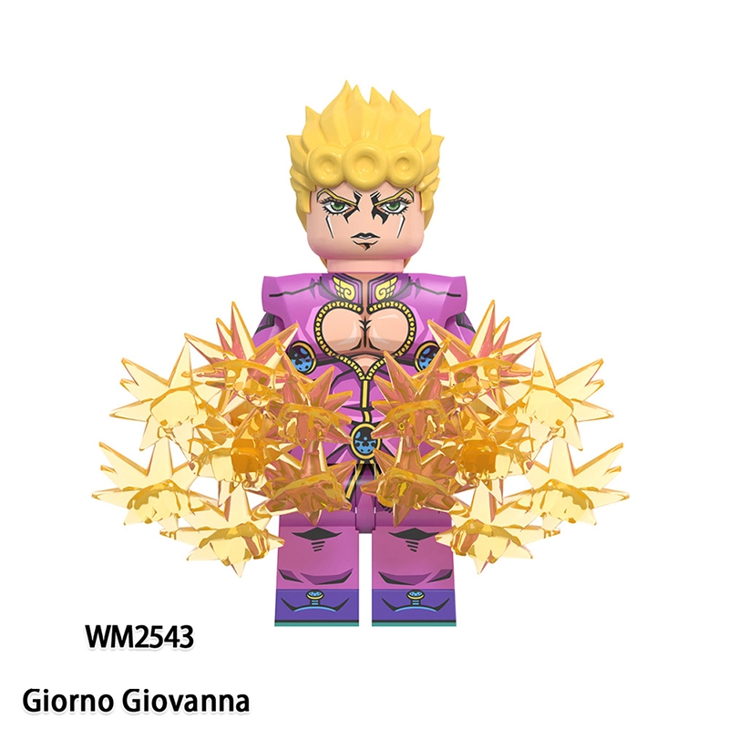Anime Cartoon Movie Jolyne Cujoh Kujo Jotaro Accessories Kids Bricks