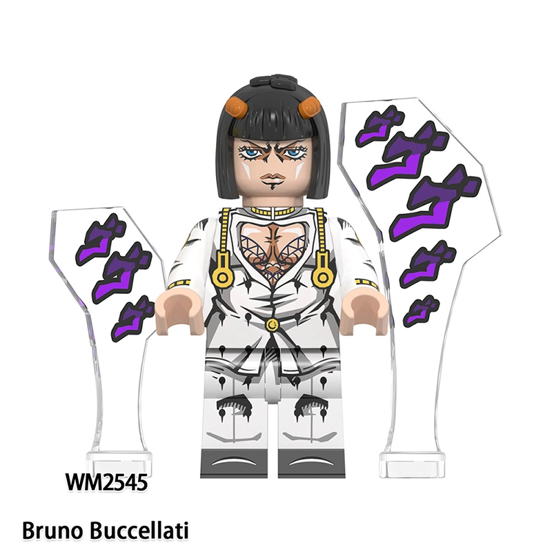 Anime Cartoon Movie Jolyne Cujoh Kujo Jotaro Accessories Kids Bricks