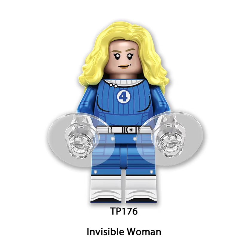 Superhero Invisible Woman DC Comics Bricks Things Minifigs Kits Compatible