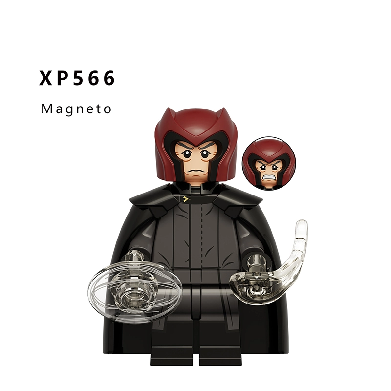 DC Marvel Superhero Colossus Magneto Minifigs Bricks Compatible