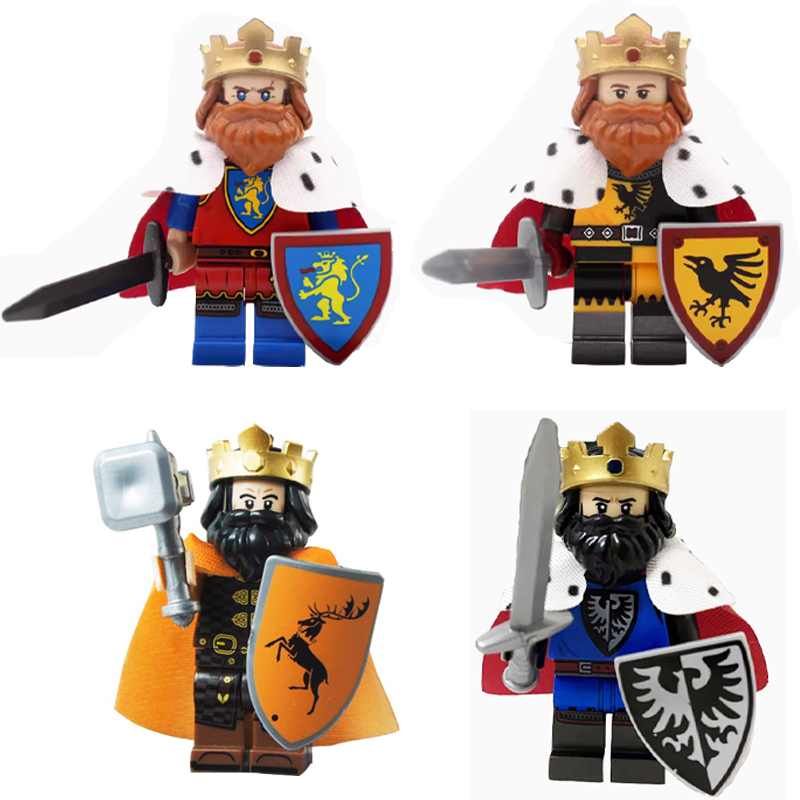 Medieval Soliders Leigon Queen Minifigs Accessories Weapon Helmet Shield