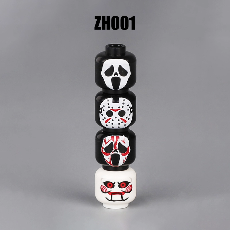 MOC City Joker Emotion Head Body Parts Building Blocks Bricks Toys