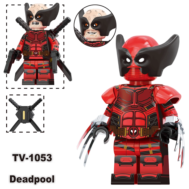 DC Marvel Superhero Kang The Conqueror Deadpool Minifigs Compatible