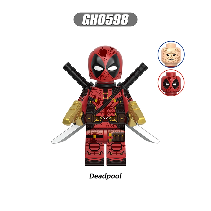 DC Superhero Apocalypse Wolverine Cowboy Deadpool Minifigs Compatible ...