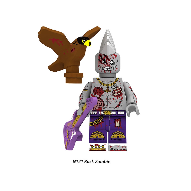 Horror Series Zombie Minifigs Bricks Kits Kids Birthday Toys